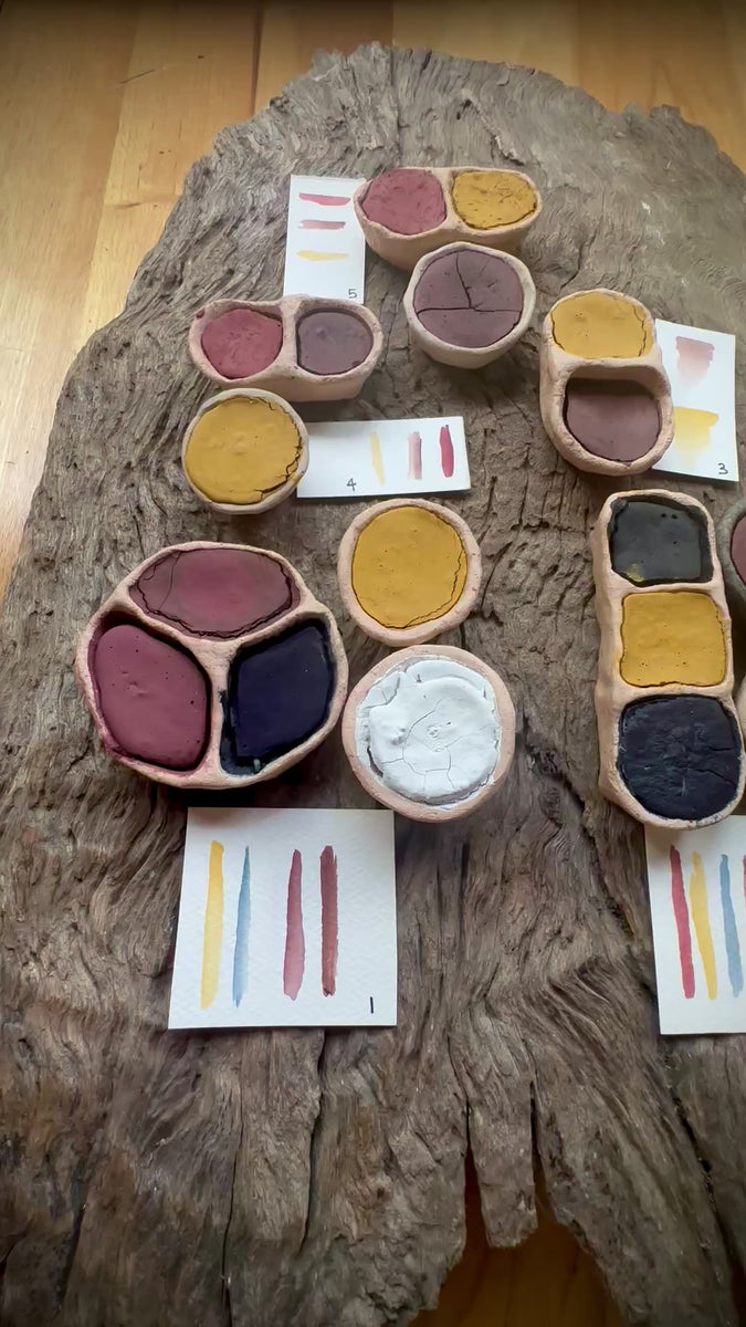 Eco-Chromatic Watercolour Clay Pots 2nds – CIGANKA - Artforms from Nature